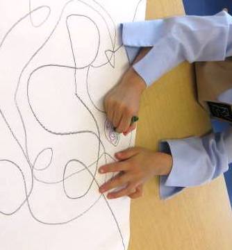 Lines Go Walking In Kindergarten! | ART LESSONS FOR KIDS