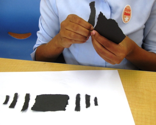 Torn Paper Lines | ART LESSONS FOR KIDS