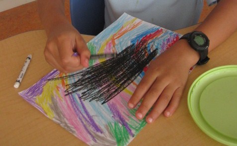 Scratch Art Fun in Grade 1 | ART LESSONS FOR KIDS