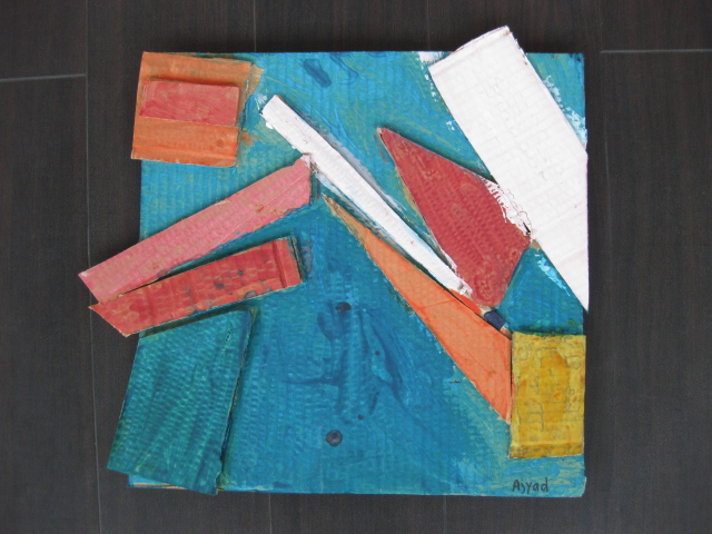 Cardboard Collages in Kinder | ART LESSONS FOR KIDS