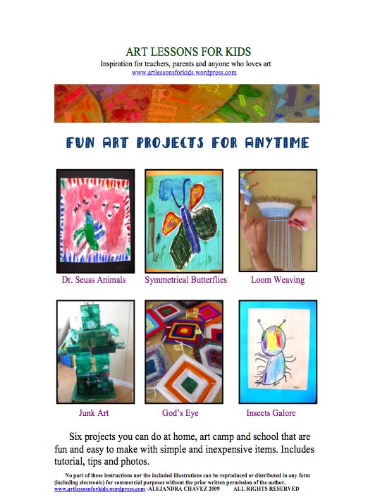 downloadable art lessons | ART LESSONS FOR KIDS