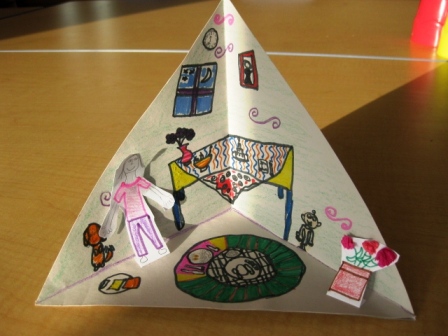Awesome Triaramas in Grade Three | ART LESSONS FOR KIDS