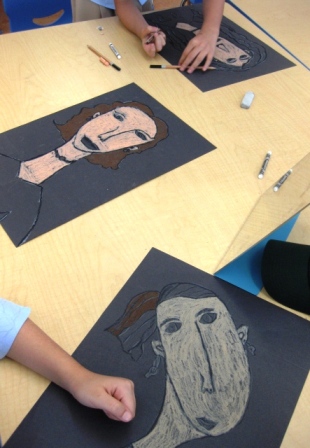 Modigliani Self-Portraits in Grade Three | ART LESSONS FOR KIDS