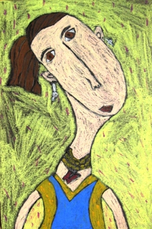 Modigliani Self-Portraits in Grade Three | ART LESSONS FOR KIDS