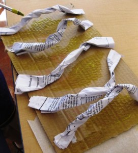 Recycled Paper Weaving in Grade Two | ART LESSONS FOR KIDS