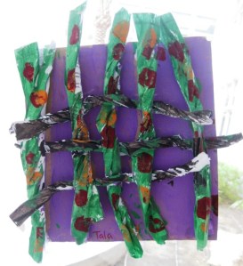 Recycled Paper Weaving in Grade Two | ART LESSONS FOR KIDS