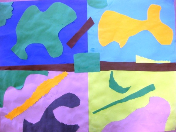 Matisse Inspired Collages in Grade Three | ART LESSONS FOR KIDS