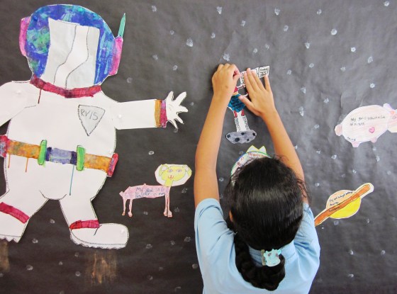 Goals Mural Update | ART LESSONS FOR KIDS