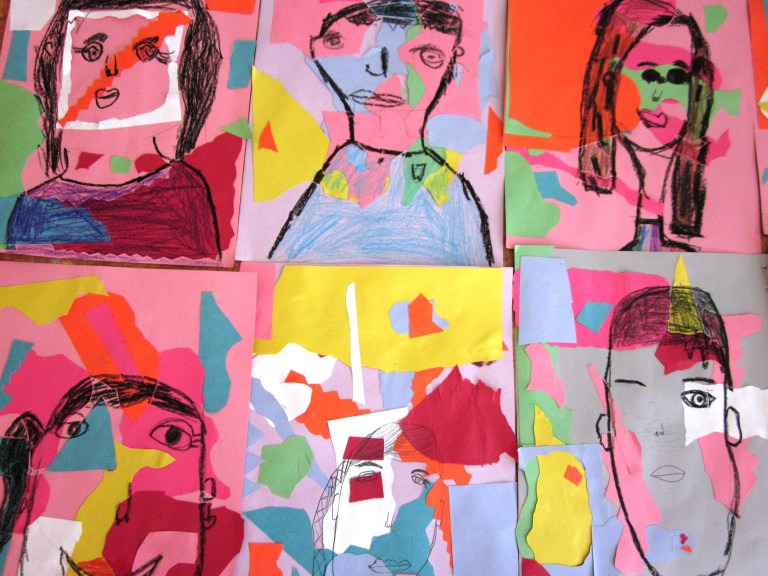 Matisse Inspired Self-Portraits in Grade One | ART LESSONS FOR KIDS