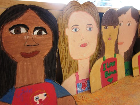 Giant Cardboard Self-Portrait Busts in Grade Four | ART LESSONS FOR KIDS