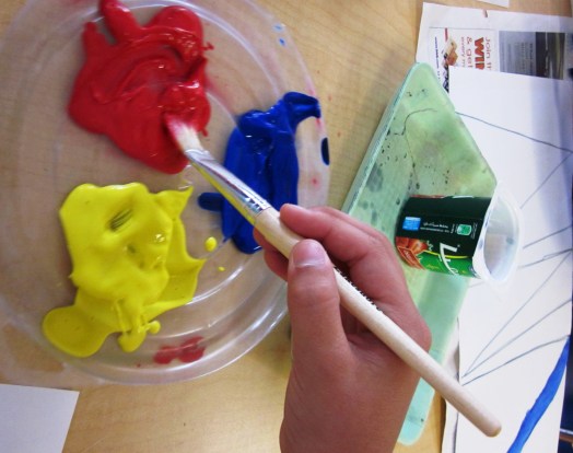 Mixing Colors in Grade One | ART LESSONS FOR KIDS