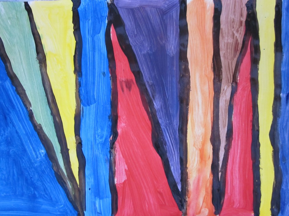 Mixing Colors in Grade One | ART LESSONS FOR KIDS