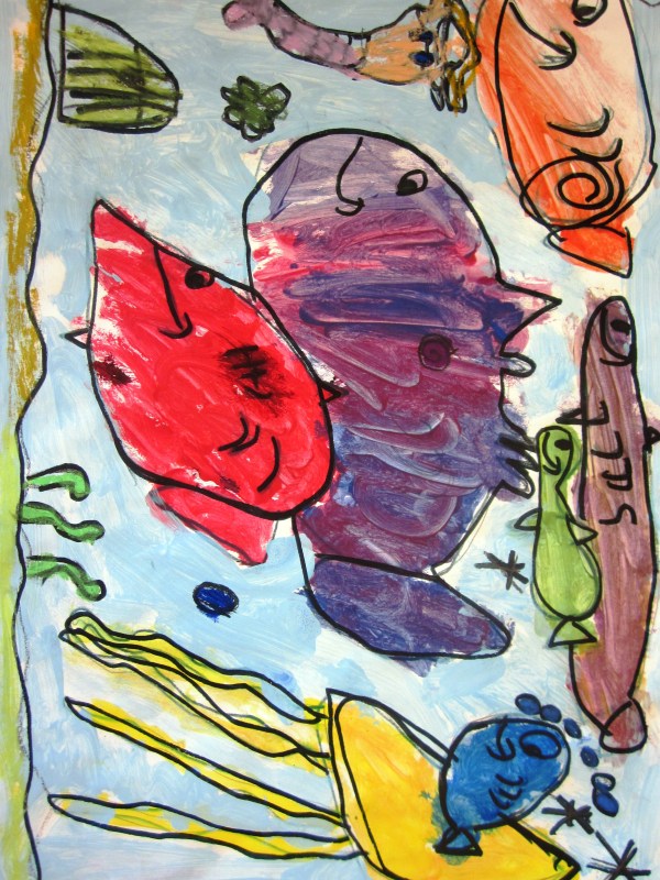 Color Mixing in Grade One | ART LESSONS FOR KIDS