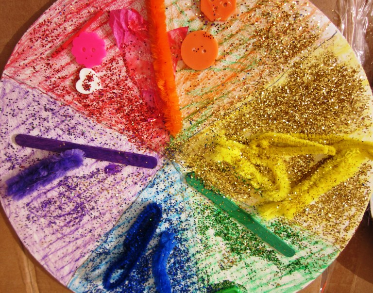 Delicious Color Wheel Pizzas in Grade Two | ART LESSONS FOR KIDS