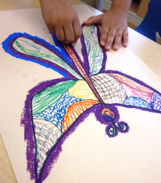 Textured Animals in Grade One | ART LESSONS FOR KIDS