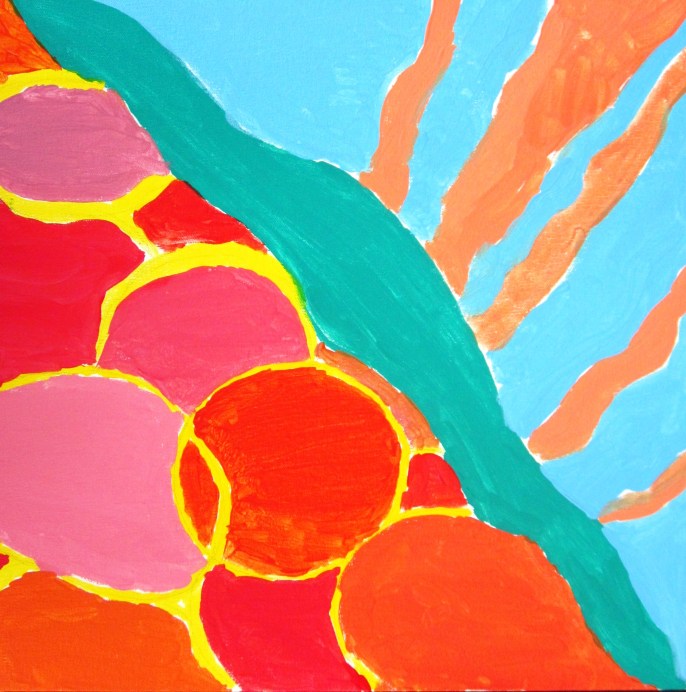 Gorgeous Abstract Art in Grade Seven | ART LESSONS FOR KIDS
