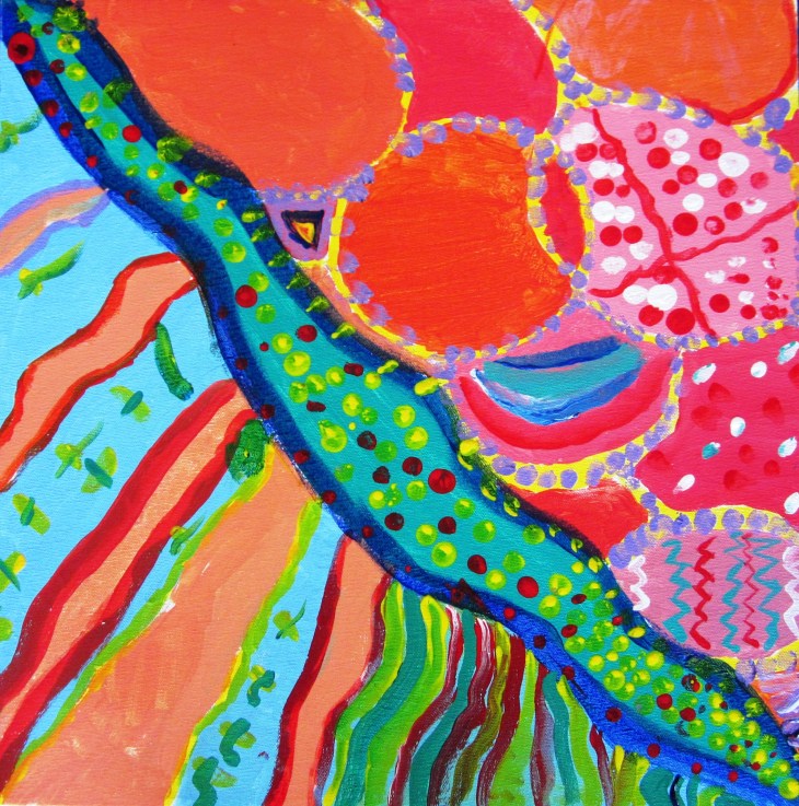 Gorgeous Abstract Art in Grade Seven | ART LESSONS FOR KIDS