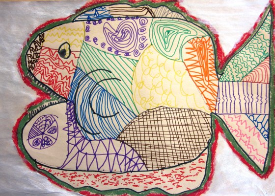 Textured Animals in Grade One | ART LESSONS FOR KIDS