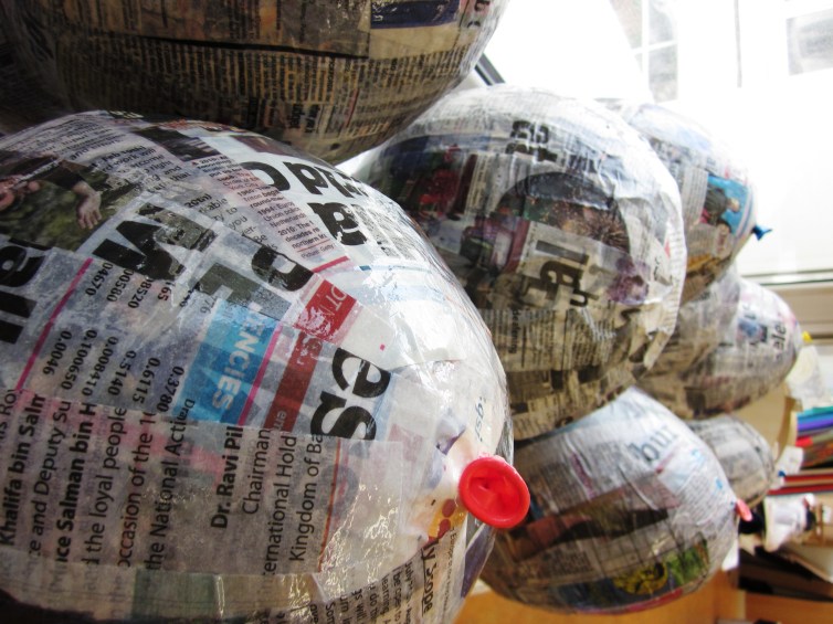 Papier Mache Greek Vases in Grade Seven | ART LESSONS FOR KIDS