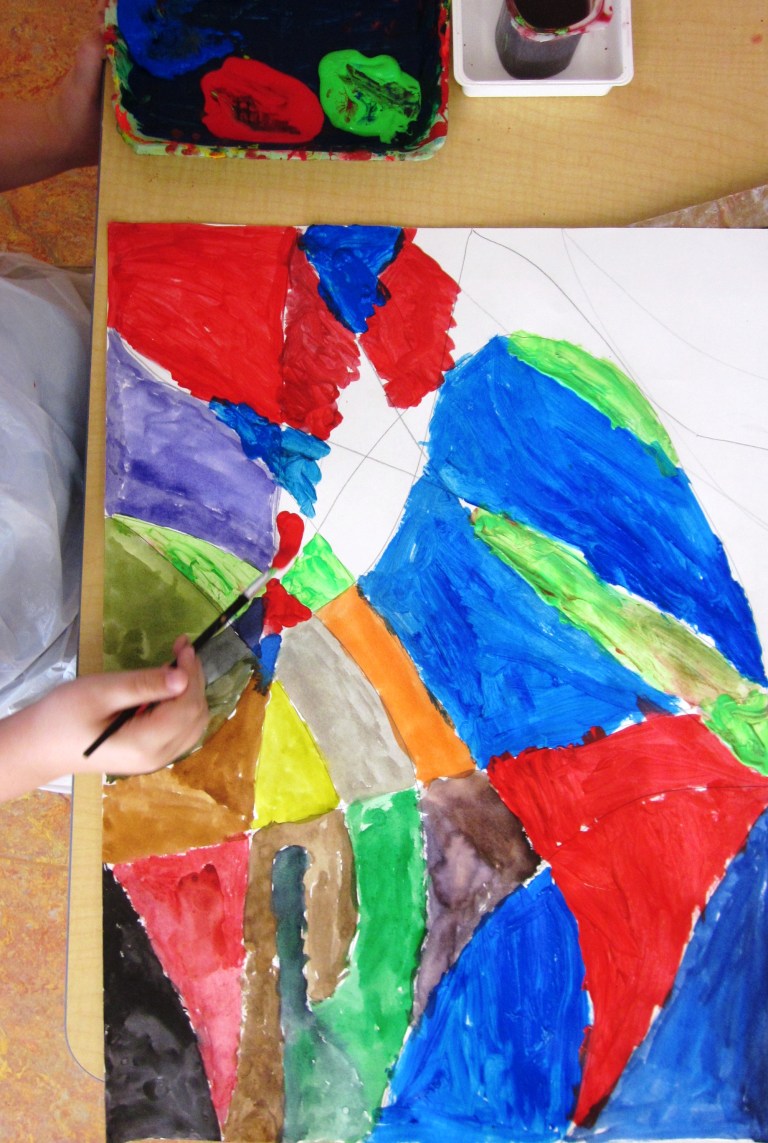 Abstract Art in Grade Three | ART LESSONS FOR KIDS