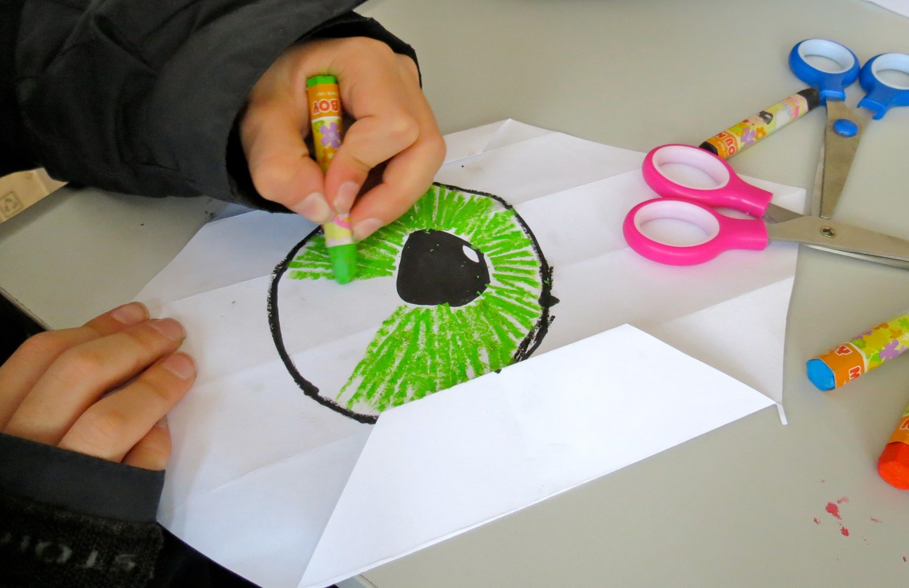 Fantastic Origami Inspired Cyclops Eye | ART LESSONS FOR KIDS