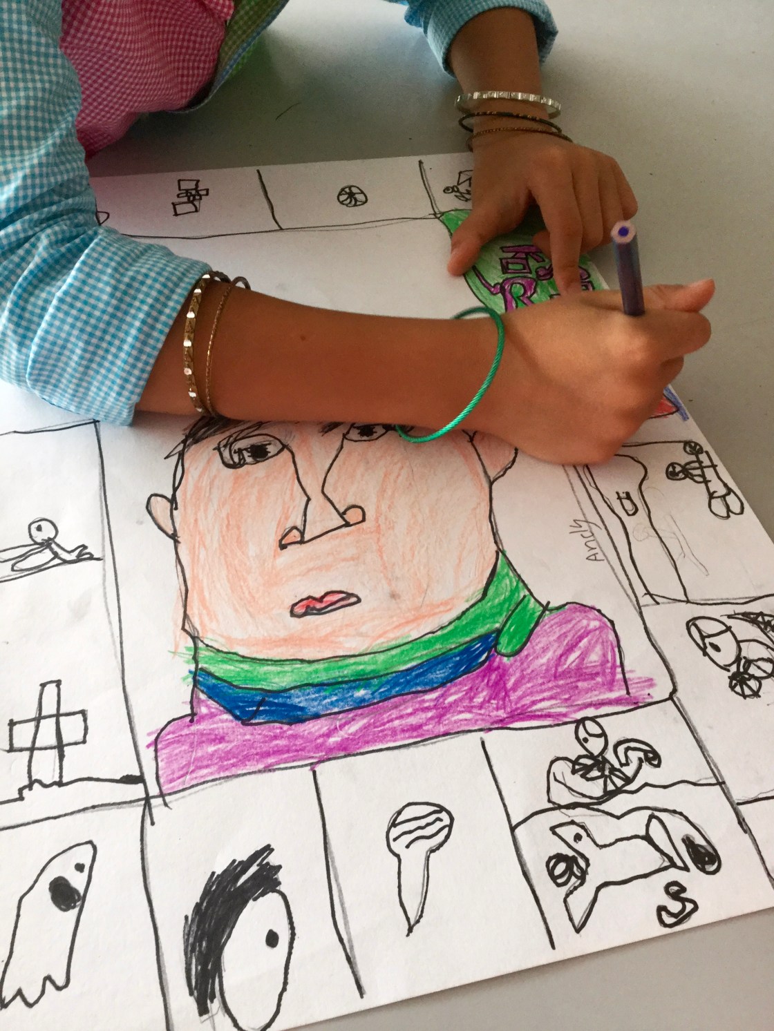 Me-Me Self-Portraits in Grade 2 | ART LESSONS FOR KIDS