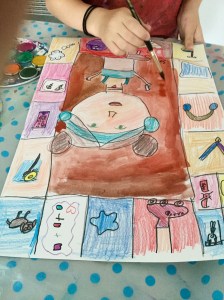 Me-Me Self-Portraits in Grade 2 | ART LESSONS FOR KIDS