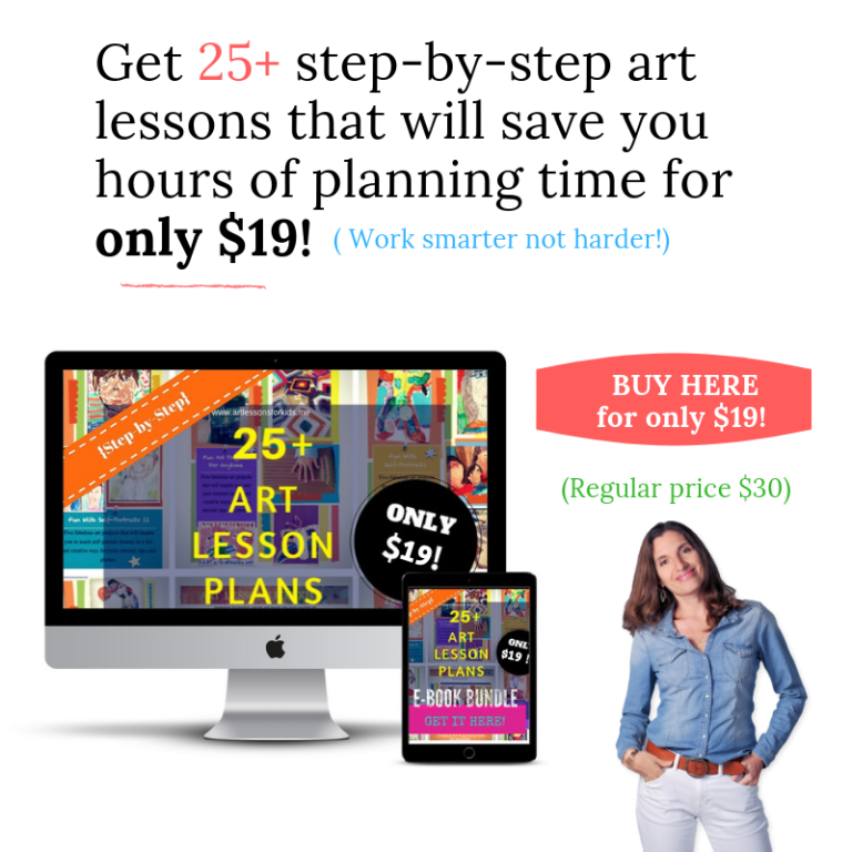 FIVE Fun Easy Lessons For Your Subs | ART LESSONS FOR KIDS